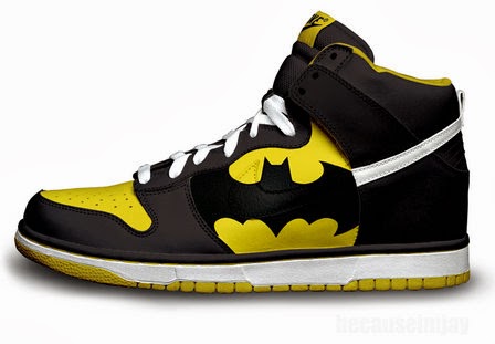 Nike Dunks Custom Design Sneakers : DC Comic Batman Nike Dunk Cool ...