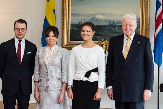 Crown Princess Victoria and Prince Daniel Visit Iceland Day - 1