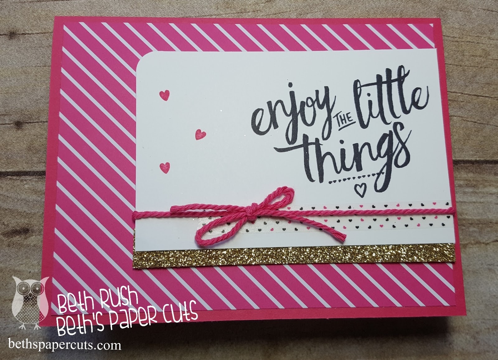 Beth's Paper Cuts: Enjoy the Little Things ~ Layering Love stamp set