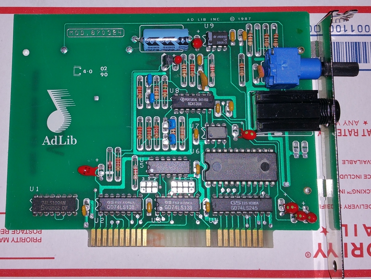 Nerdly Pleasures: The First Sound Card