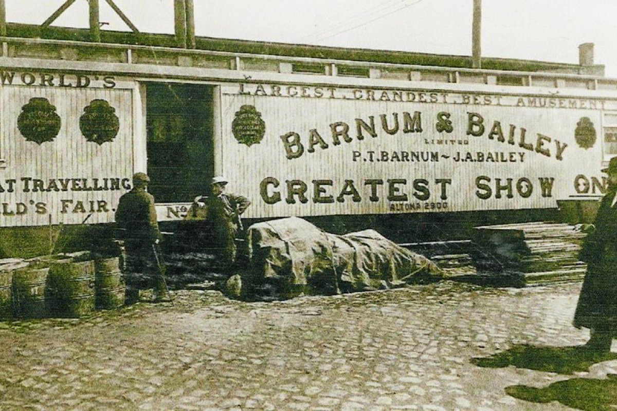 LES MAGAZINES DES ARTS NOMADES: le Cirque Barnum à Sète, en 1902