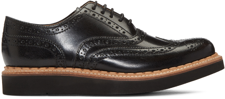 Night Broguing: Grenson Black Stanley Brogues | SHOEOGRAPHY