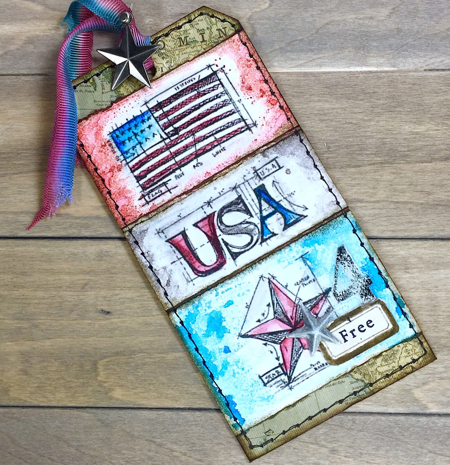 365 Designs: Tim Holtz 12 Tags of 2015 July