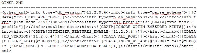 OraSal: HINTs from V$SQL_PLAN