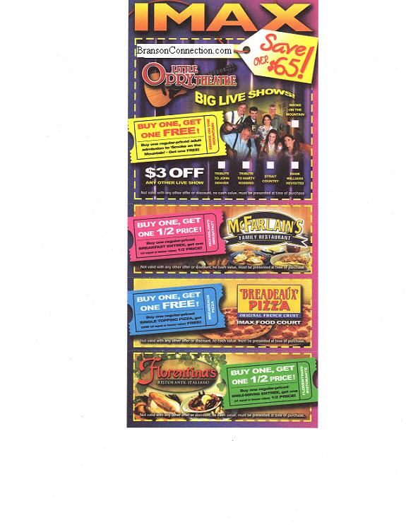 Branson Show News: Branson IMAX Print and Save Discount Coupons!