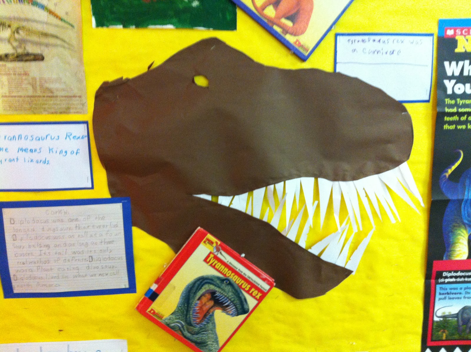 Mrs. Hannah's First Grade Class: Tyrannosaurus Rex writing!