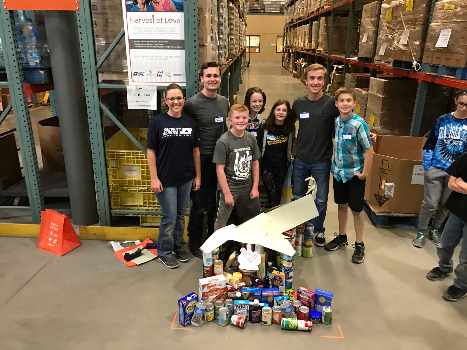 Harvest of Love Kick's Off with Canstruction