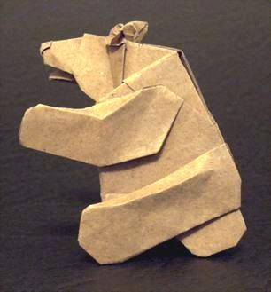 origami Bear Cesar 3D ~ origami step by step instructions