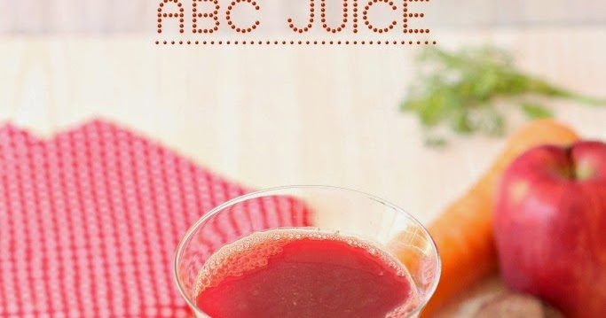 ABC Juice ~ Lincy's Cook Art