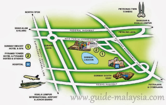 مركز التسوق صنواي بيراميد Sunway Pyramid | دليل ماليزيا المصور