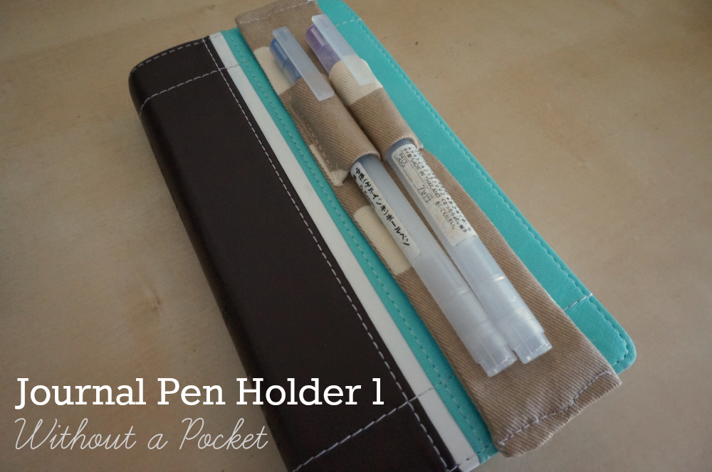 How To Make A Journal Pen Holder - A Splash of Tan