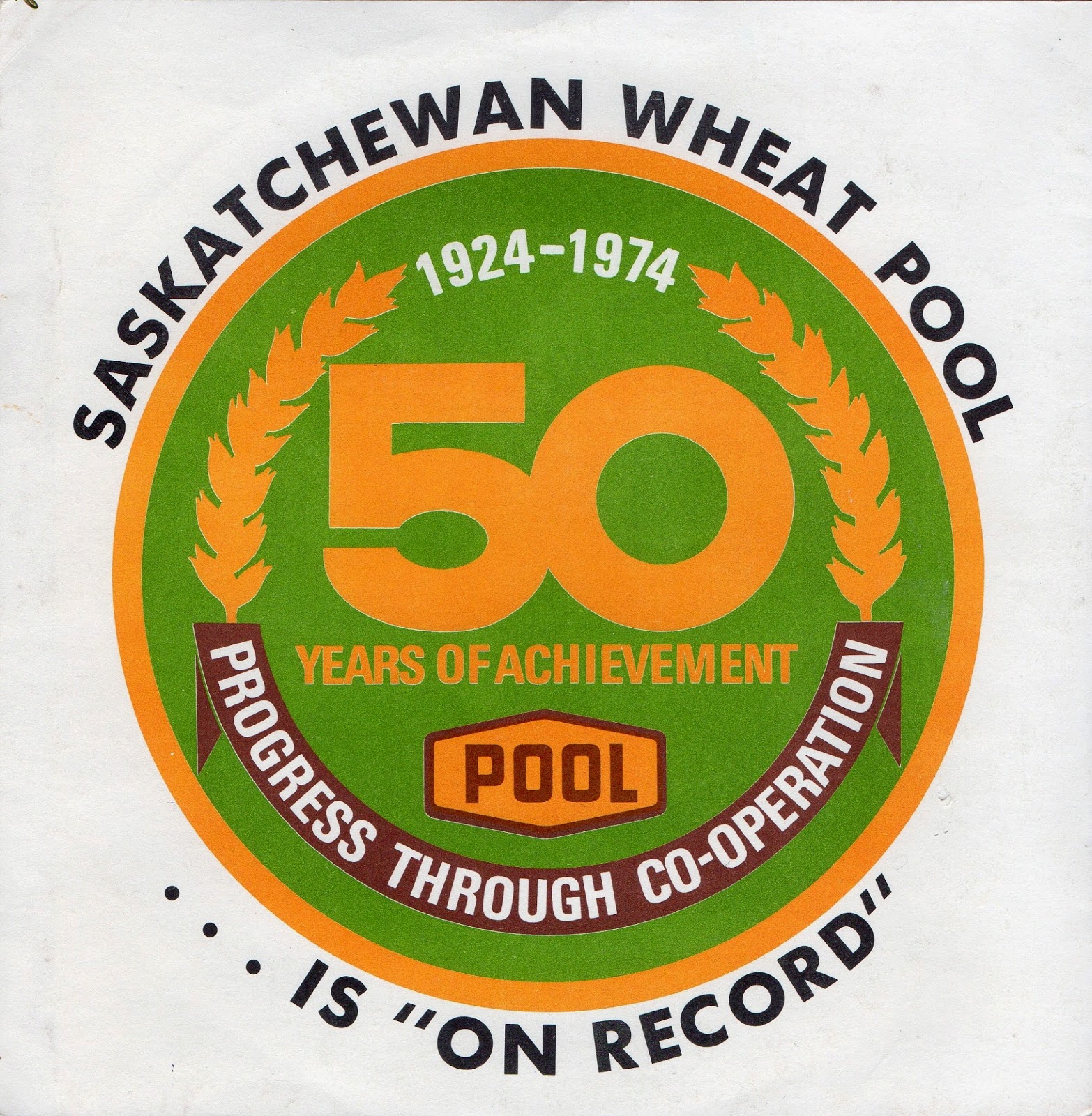 Prairie to Pine: Saskatchewan Wheat Pool . . . Is "On Record"