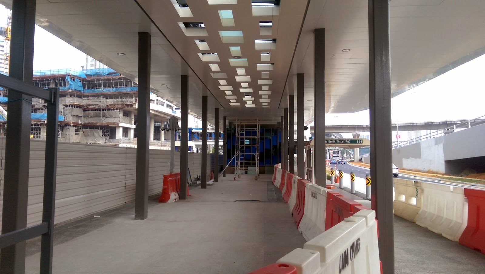 Downtown Line Construction: Bukit Panjang Station