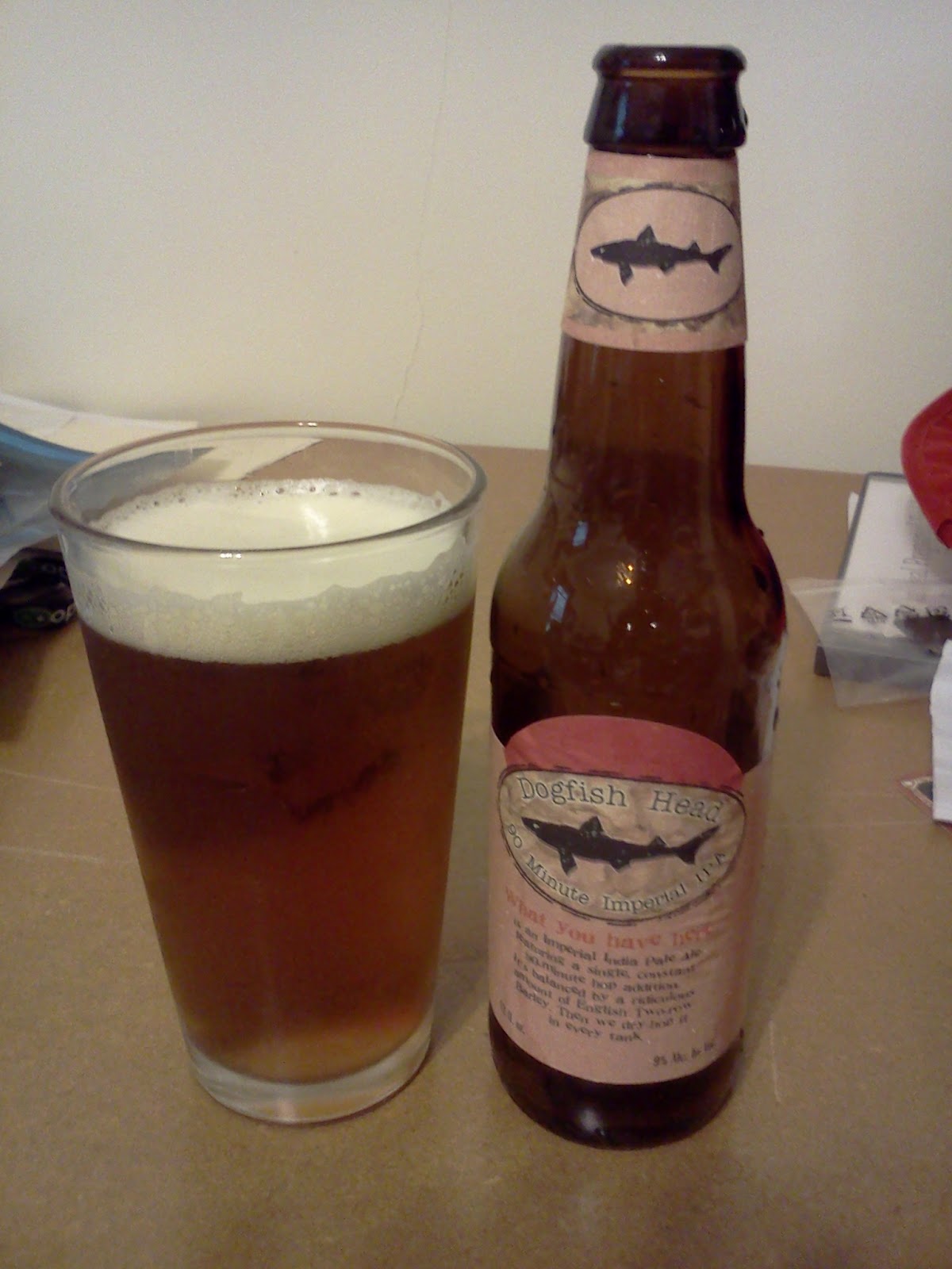 Drinkin' and Modelin': Beer Review - Dogfish Head 90 Minute IPA.
