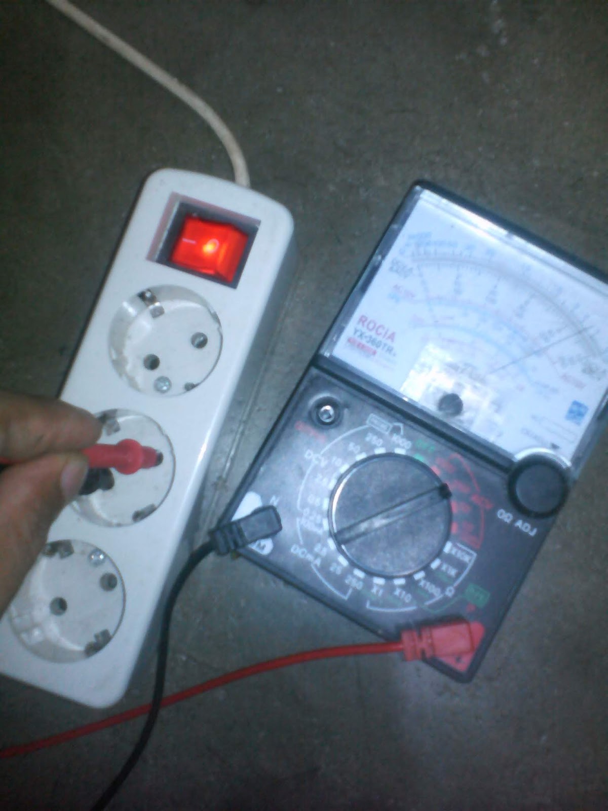 Cara menggunakan multitester Analog