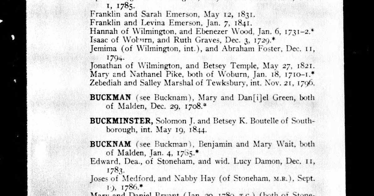 Genea-Musings: 1729 Marriage Record of Isaac Buck and Ruth Graves in ...