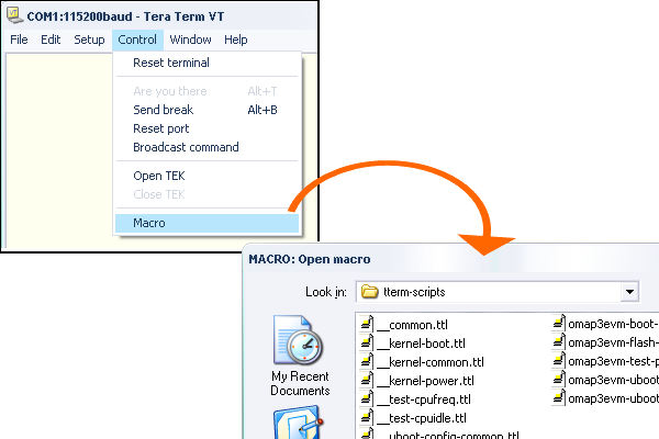 How to write a simple ttl script macro