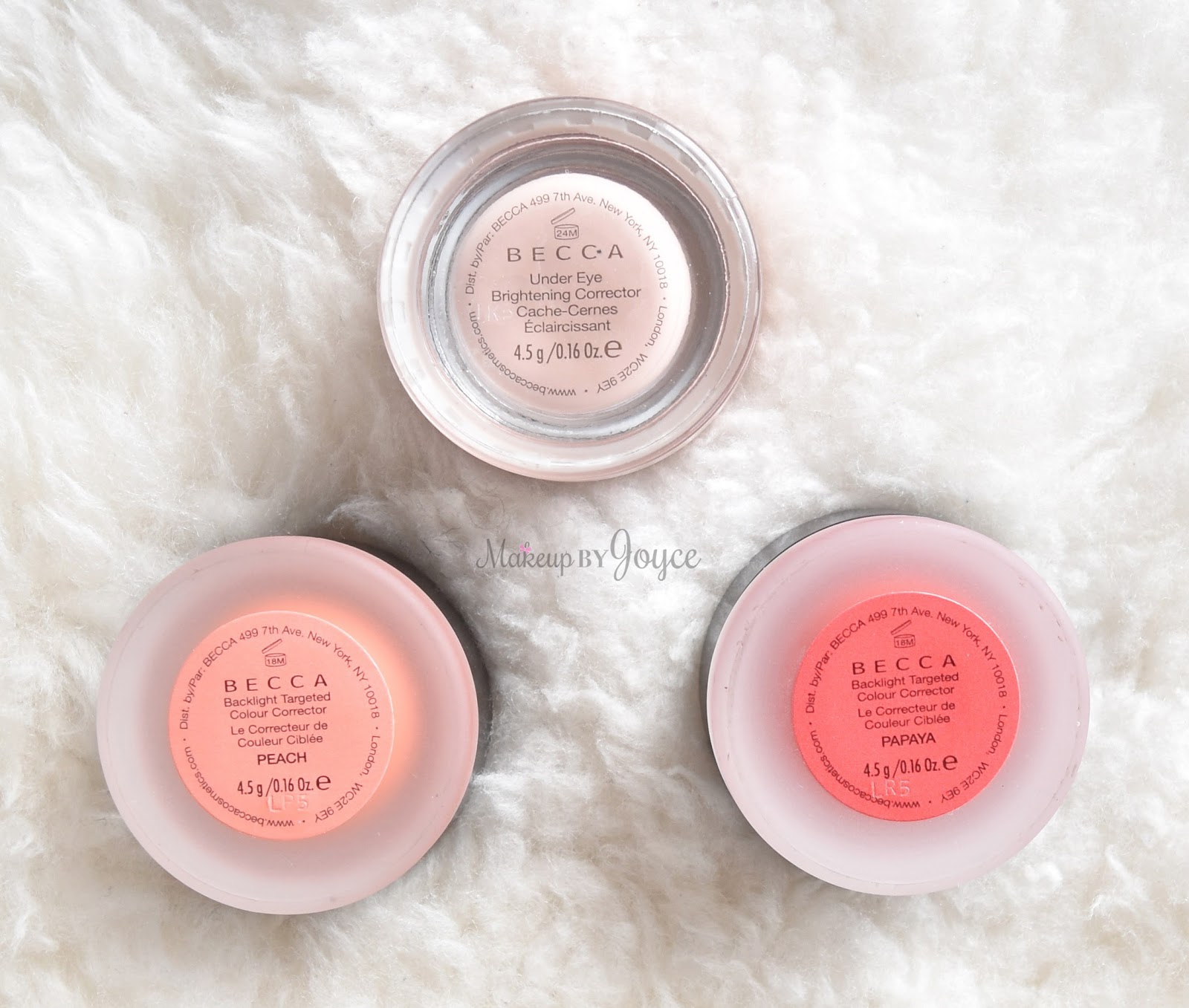 MakeupByJoyce ** !: Review + Swatches - Becca Under Eye Brightening and ...