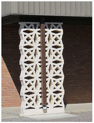 Modern mid century decorative concrete blocks!