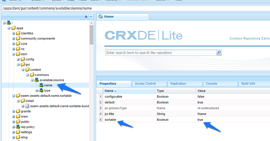 Experiencing Adobe Experience Manager (AEM, CQ): AEM 6420 - Add Sort by Name, Type in Assets ...