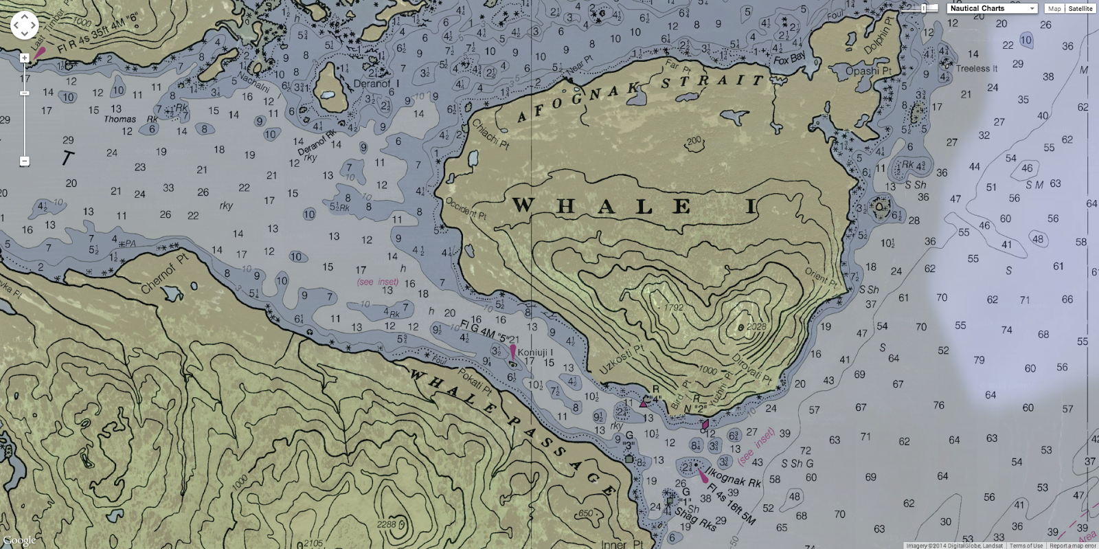 GeoGarage blog: Correcting chart discrepancies at Alaska’s Whale Passage