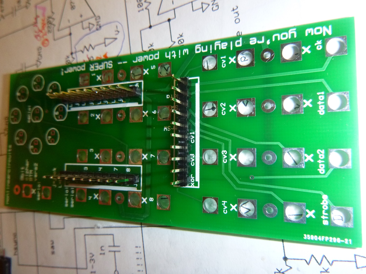 nonlinearcircuits: 8bit Cipher panel