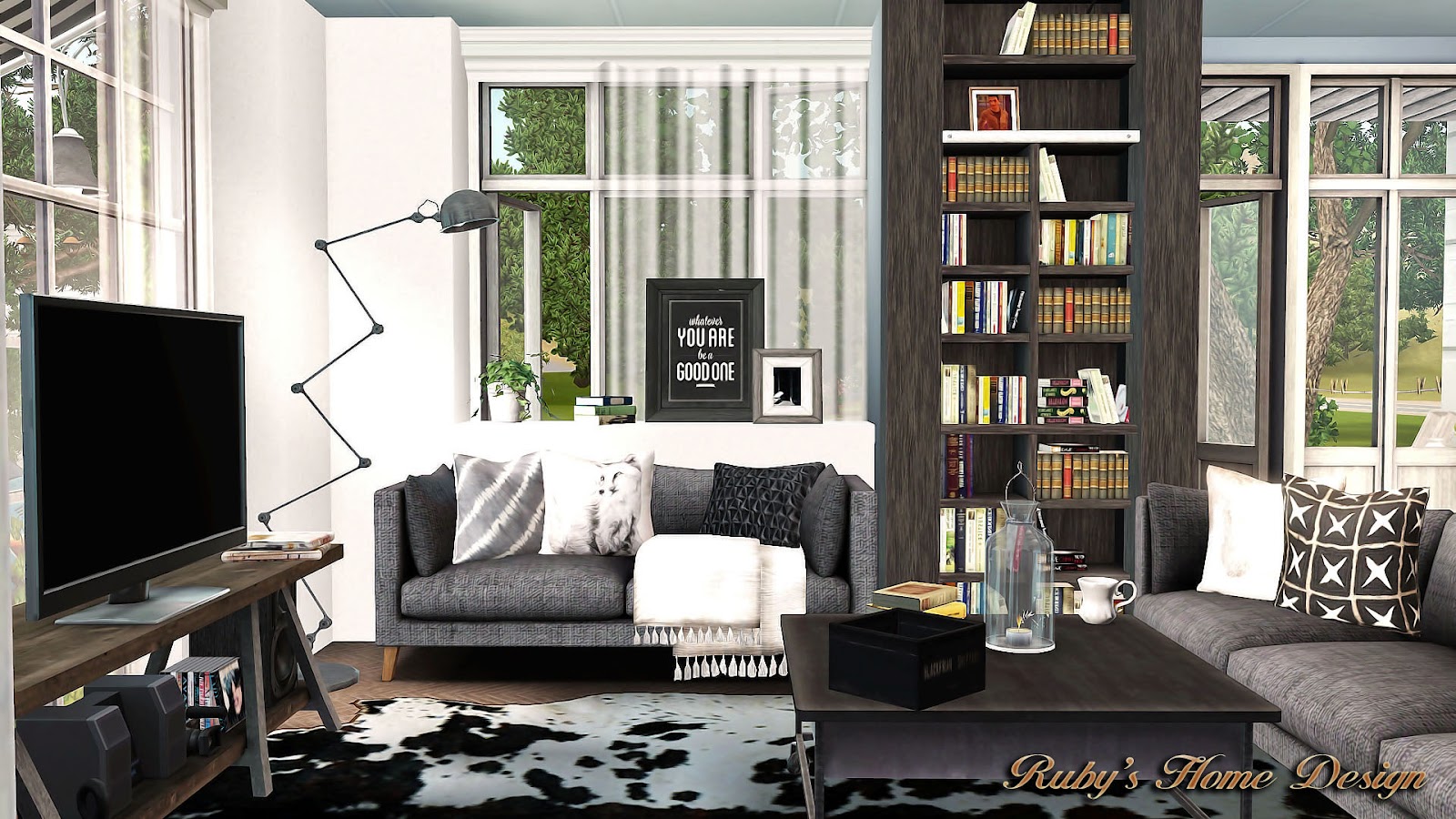 Sims3 Monochrome 單色調 [Ruby Red Sims]