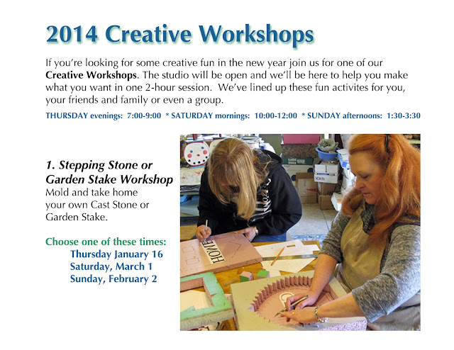 From the Summer's Garden: TIME FOR A CREATIVE WORKSHOP!