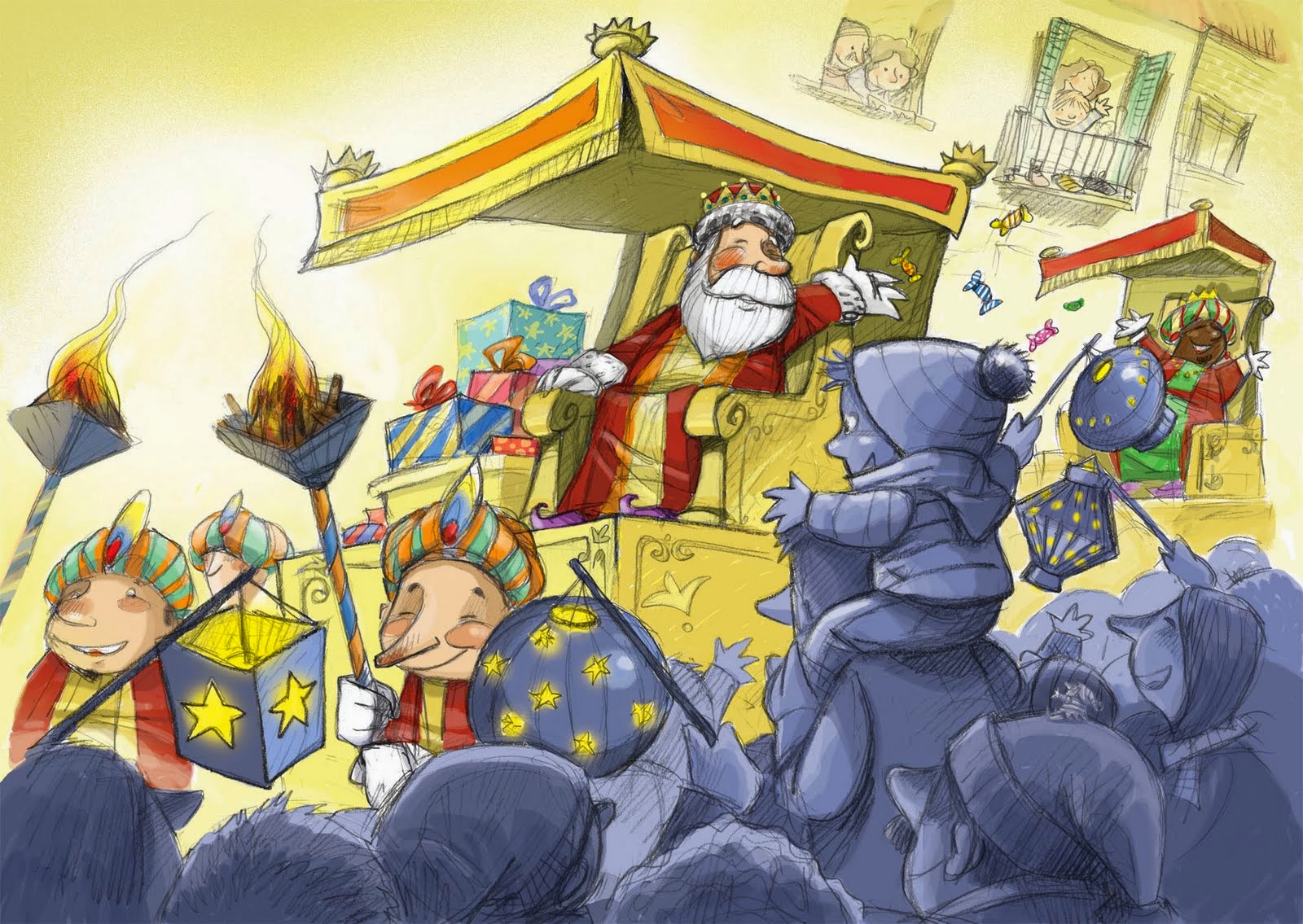 Pinzellades al món: Il·lustracions dels Reis Mags / Ilustraciones de ...