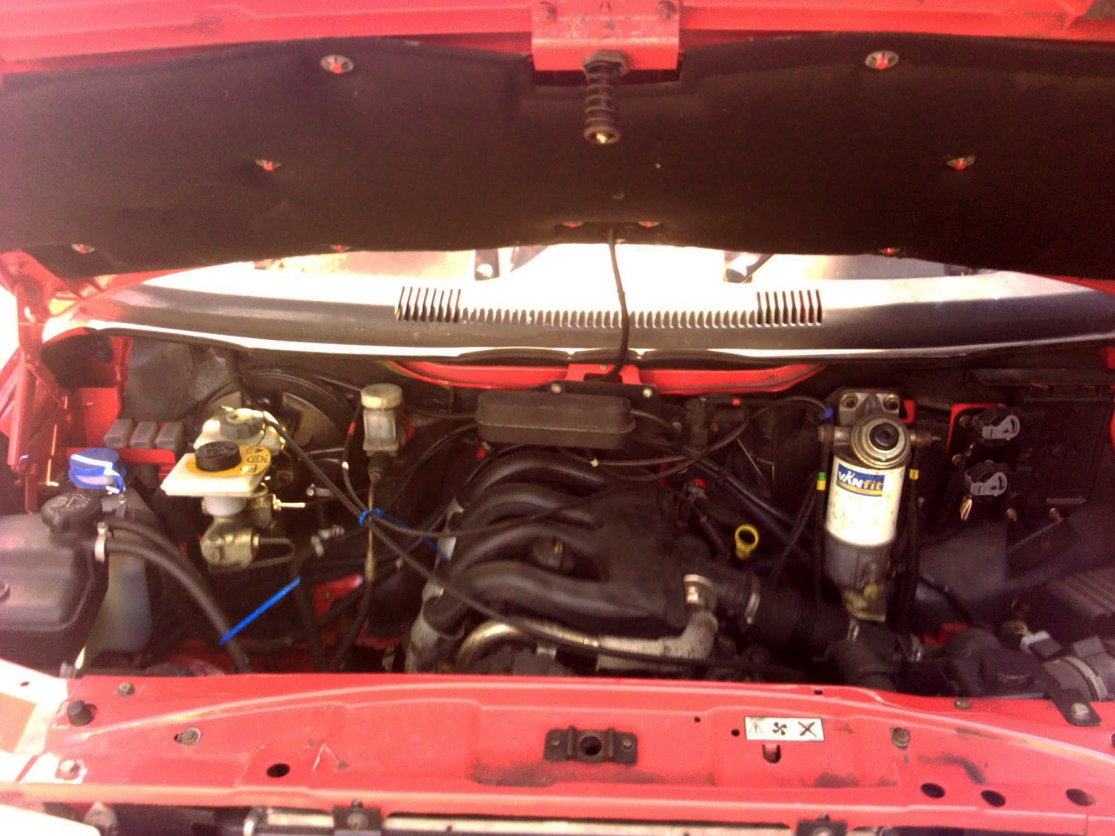 LDV Pilot van: Engine as it was