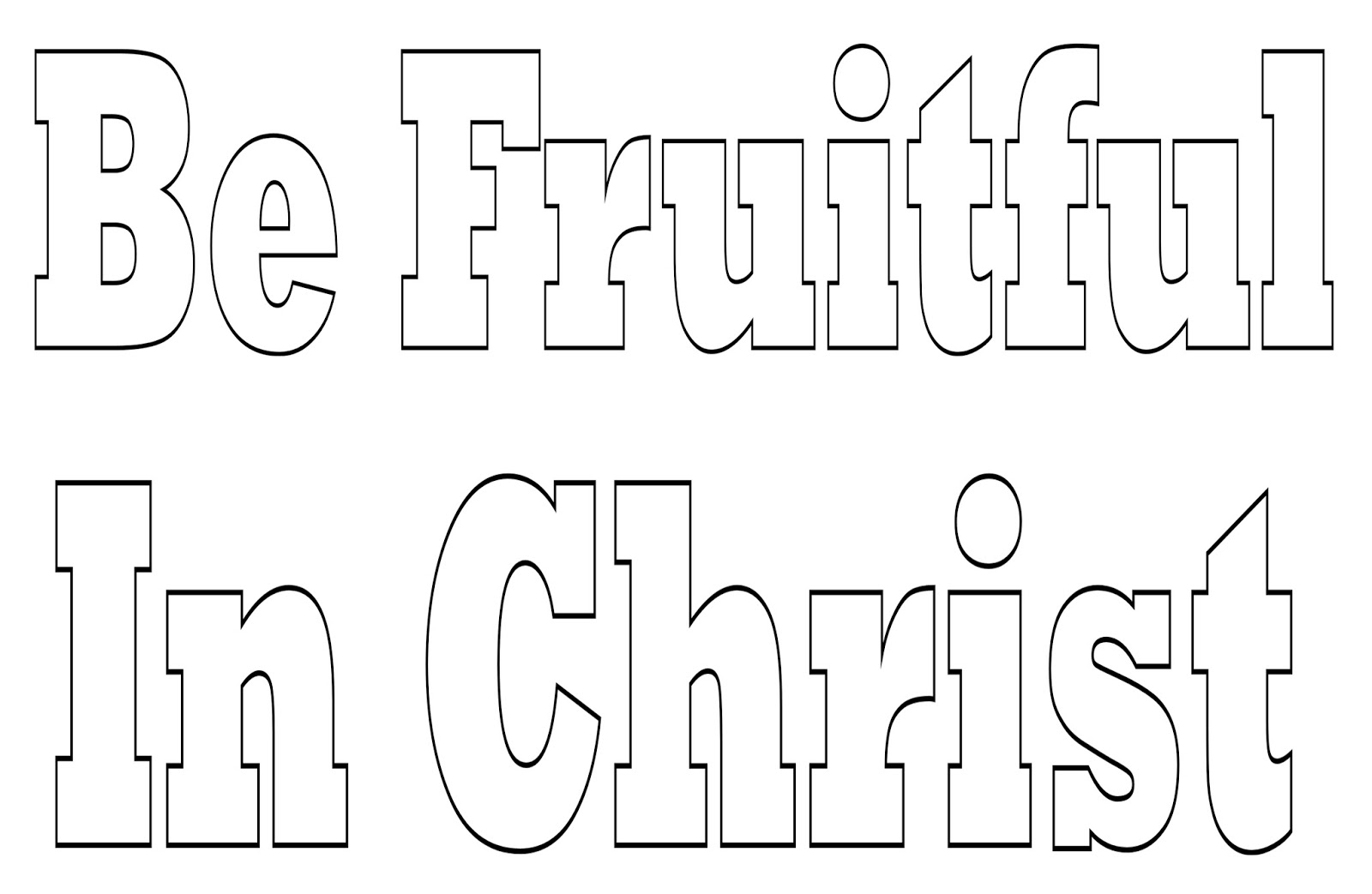 Children's Gems In My Treasure Box: Be Fruitful - In Christ