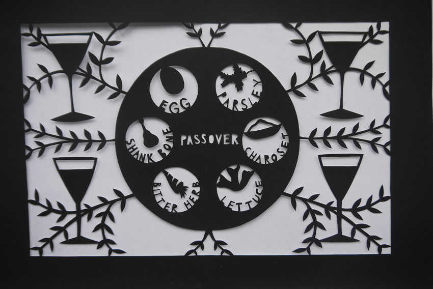 Folk Art Papercuts by Suzy Taylor: Passover papercut