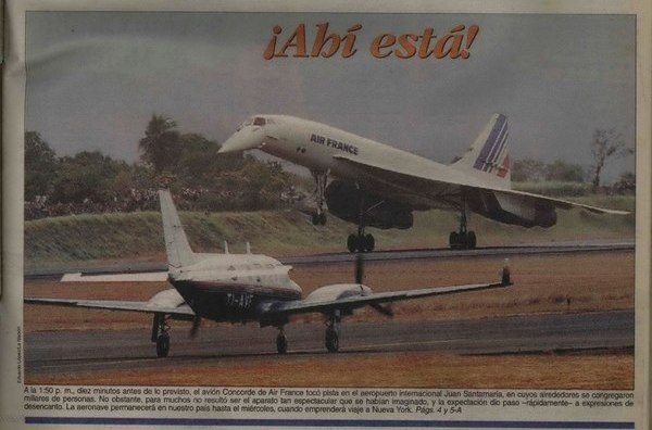El Concorde en Costa Rica