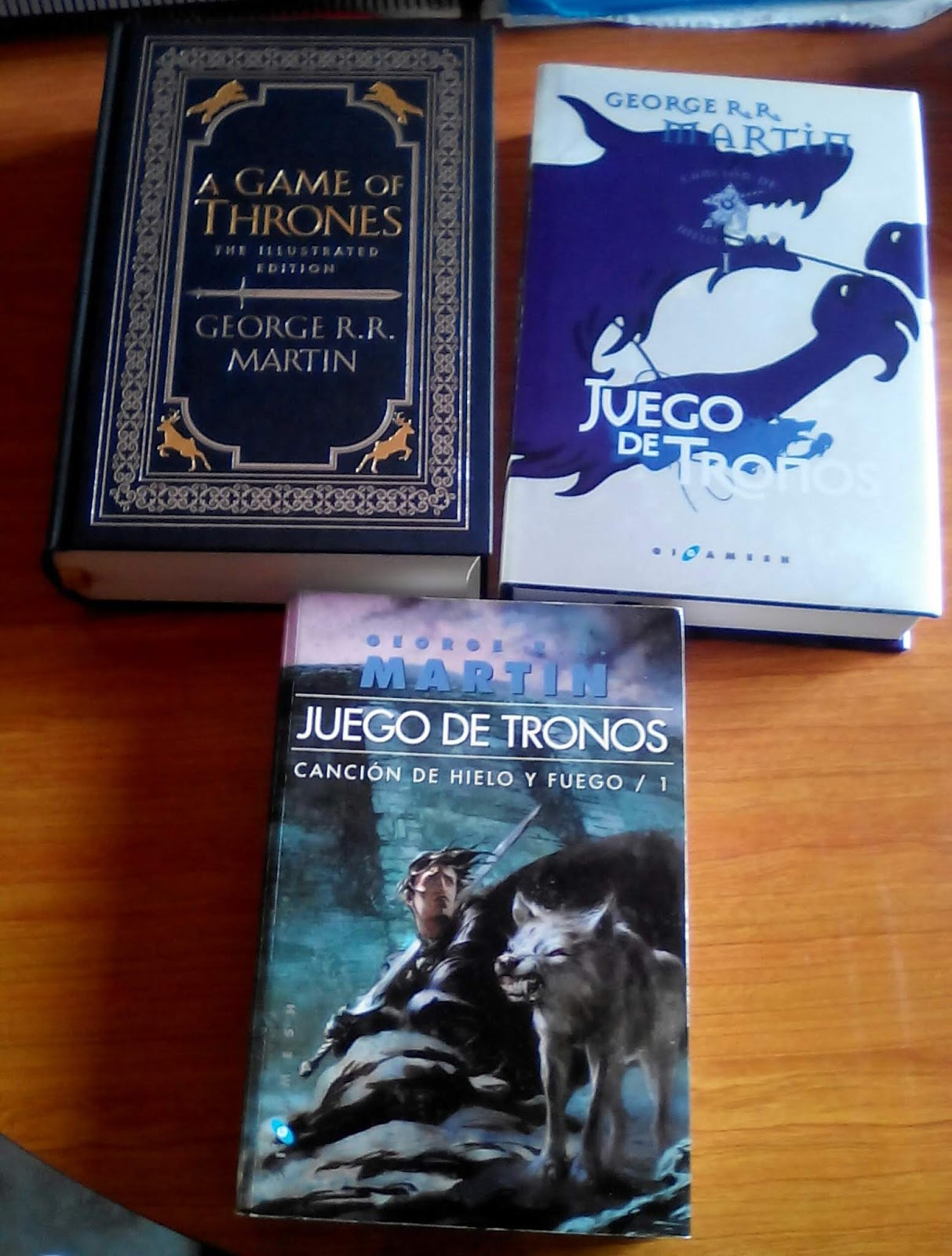 Fotoreseña: Juego de Tronos de George R. R. Martin, edición de lujo ...
