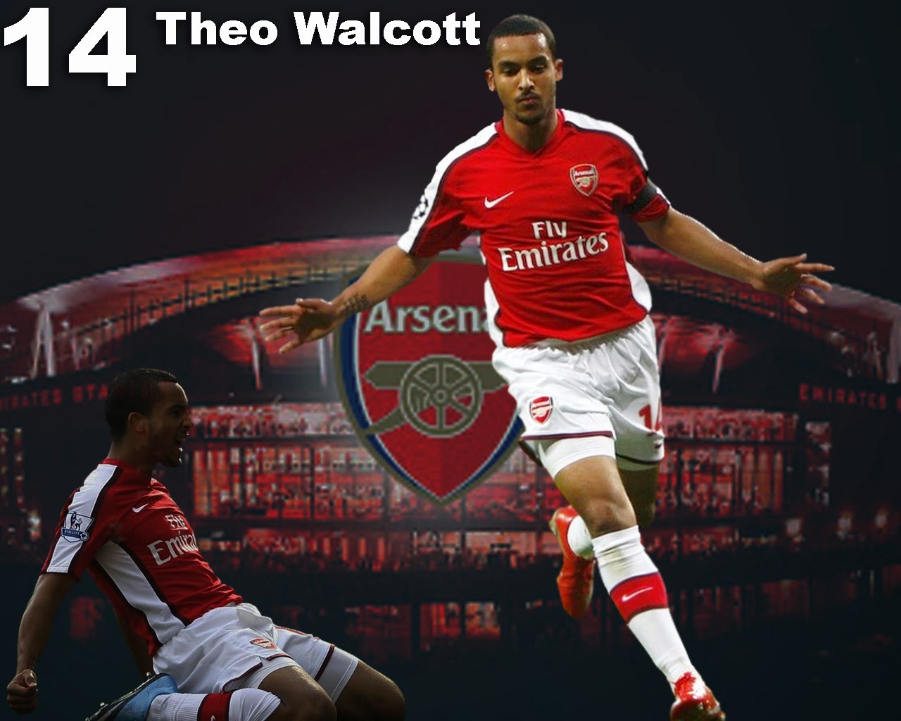 Theo Walcott Arsenal Wallpaper - Player Football Wallpaper