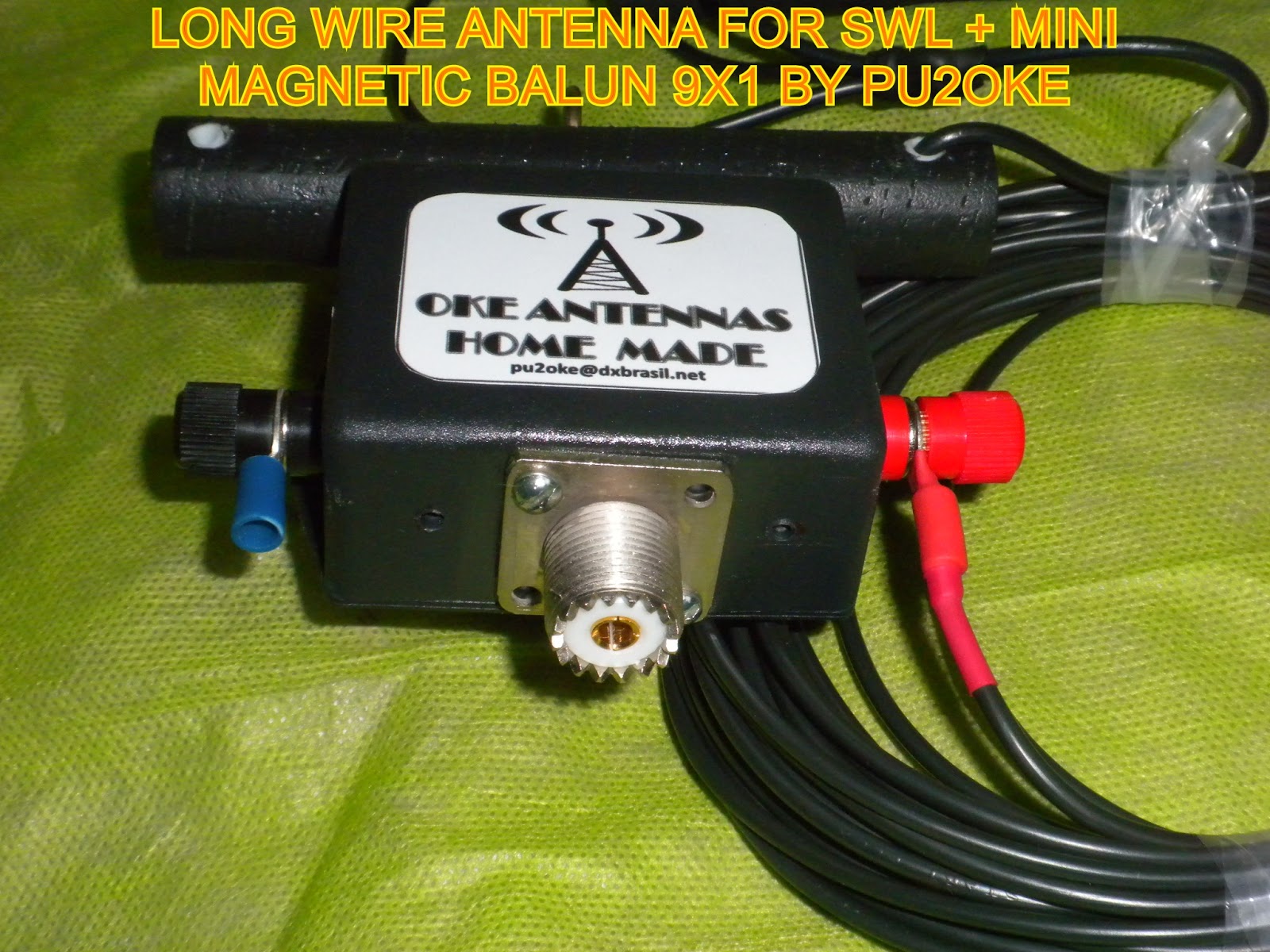 OKE ANTENNAS: LONG WIRE ANTENNA FOR SWL + MINI MAGNETIC BALUN 9X1