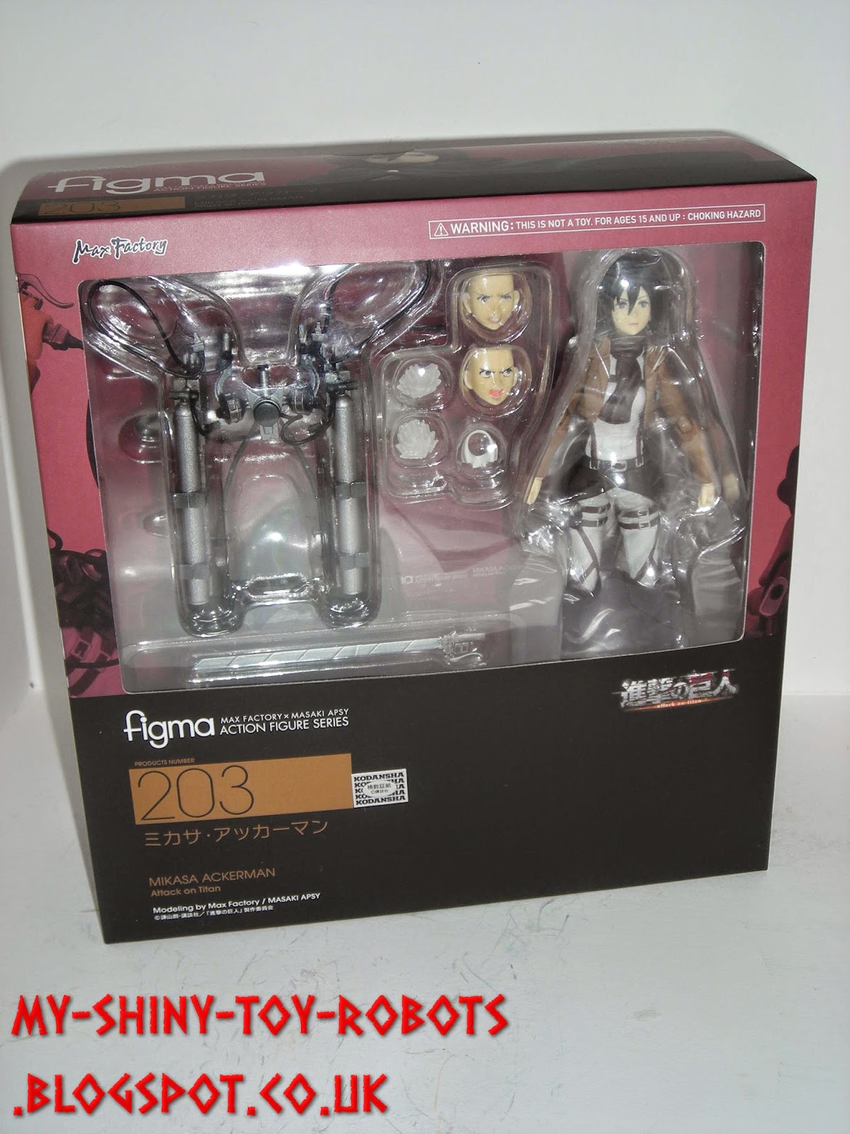 My Shiny Toy Robots: Toybox REVIEW: Figma Mikasa Ackerman
