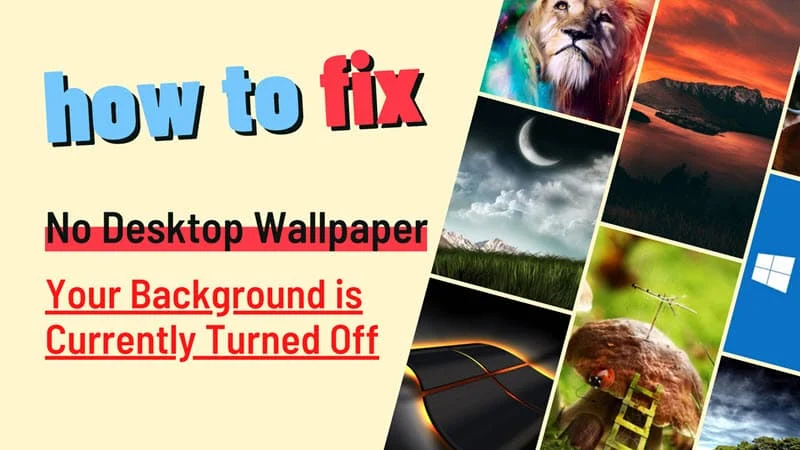 Windows 10 desktop background is currently turned off or no desktop ...