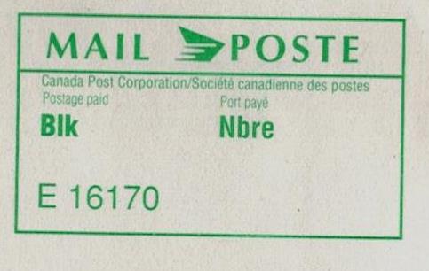 Postal History Corner: Bulk Mail : 1971 - 1999