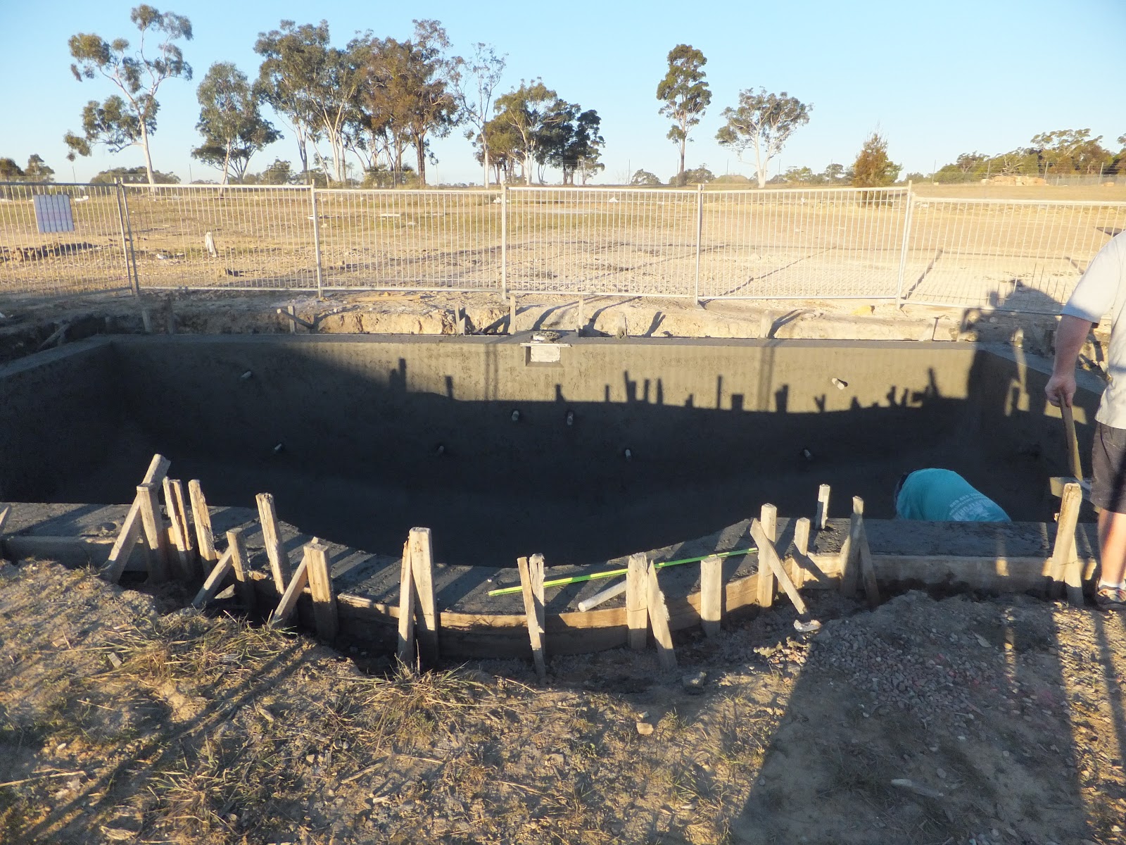 Our Home - the Majestic 40: Pool formwork and concrete shell