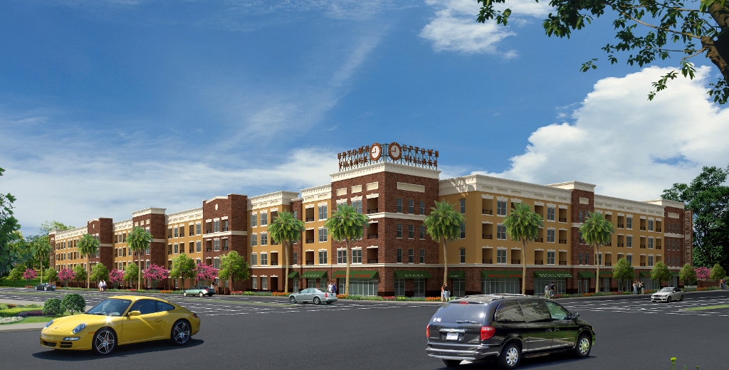 New Apartment Under Construction in Downtown Anaheim