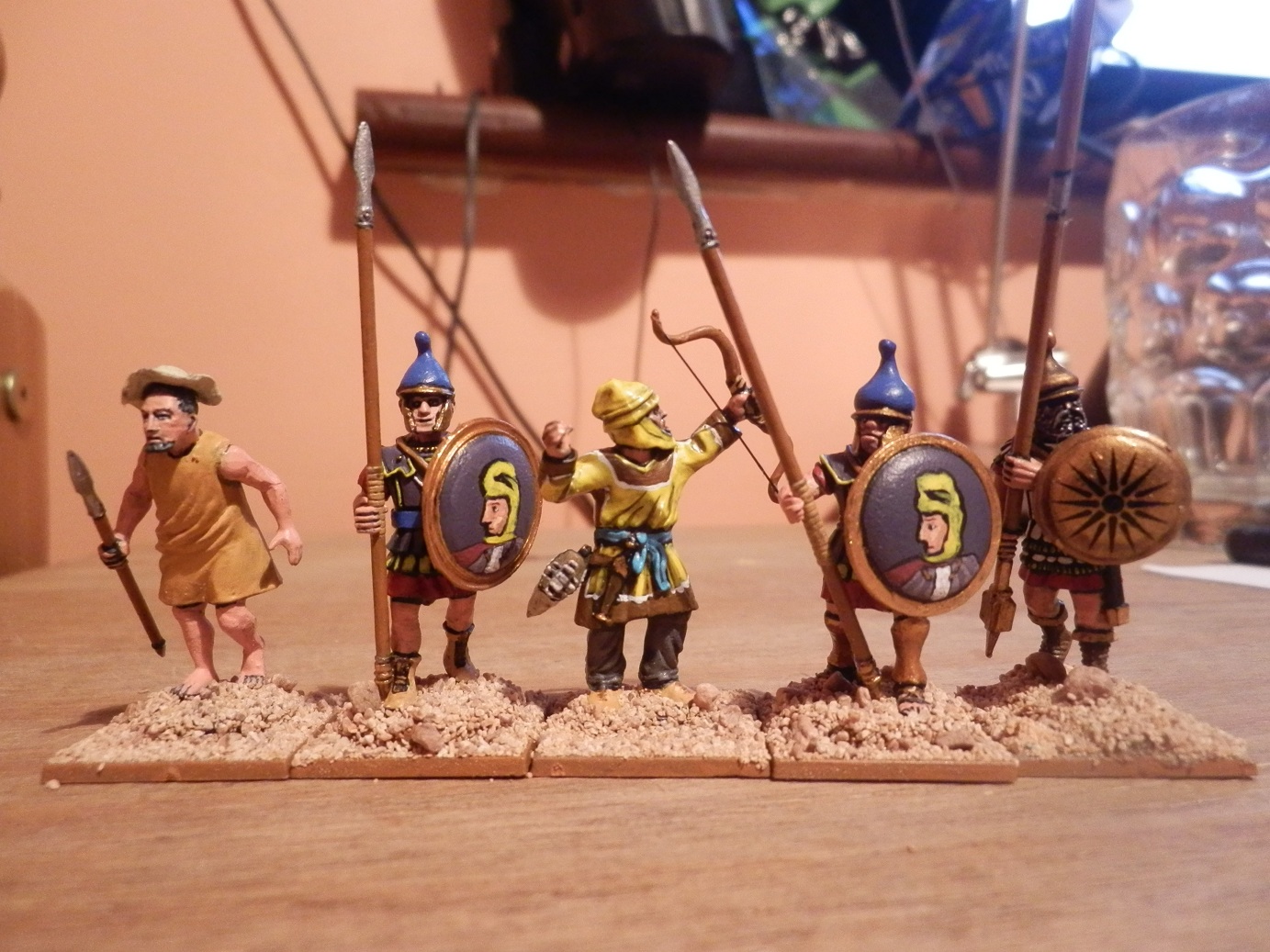 Revolutionaries: Hypaspists, Psiloi and Persians WIPs