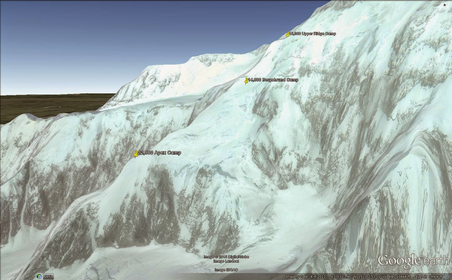 Denali West Rib: Route Details