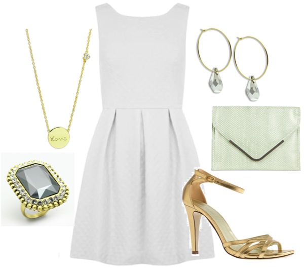 GLITTERRINGS BLOG: The Quintessential White and Gold Combo for Spring