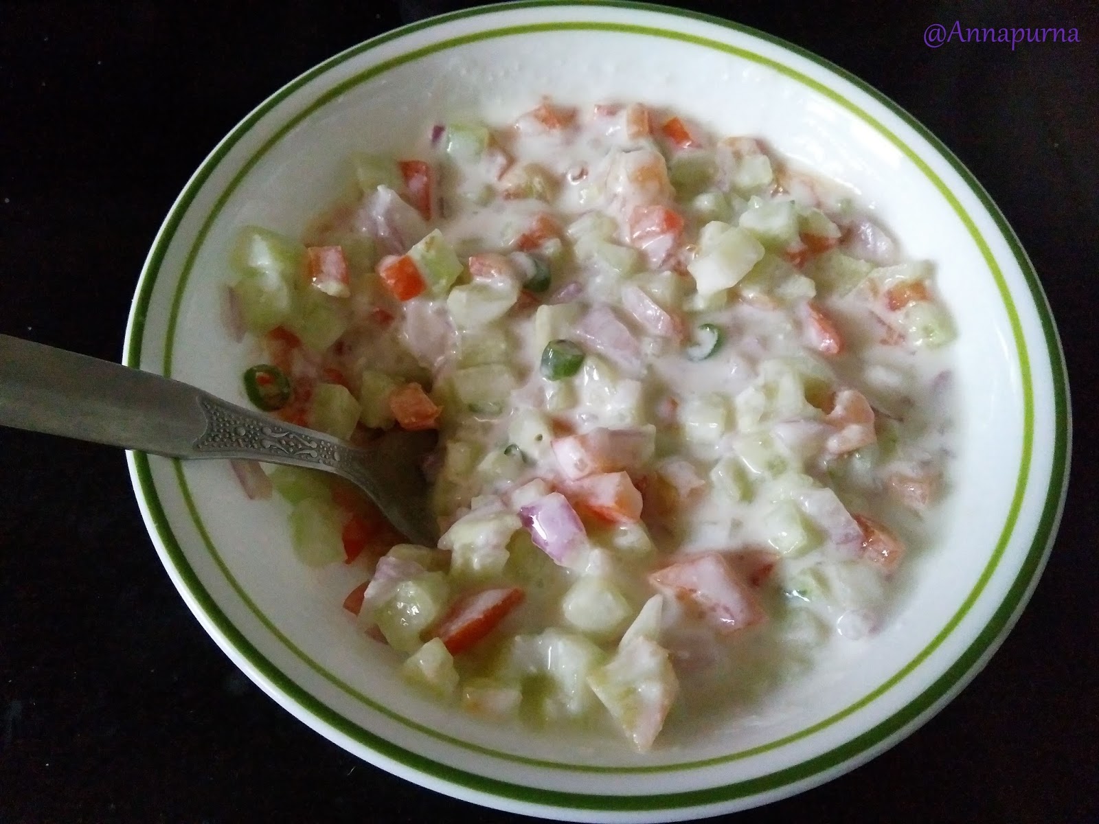 Annapurna: Kakadichi Koshimbir / Cucumber Raita