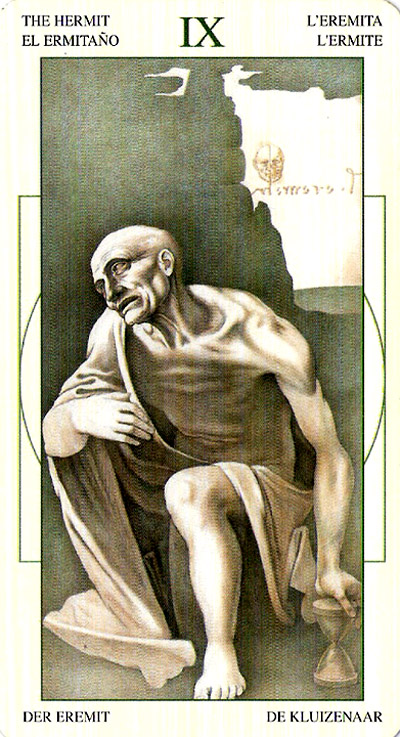 TAROT CAFE...: EL ERMITAÑO (ARCANO MAYOR Nº 9 - TAROT DA VINCI)