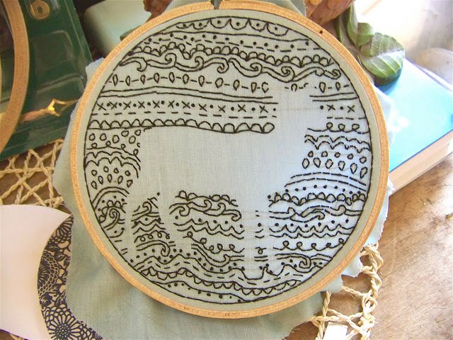 Variform: Negative Space Embroidery