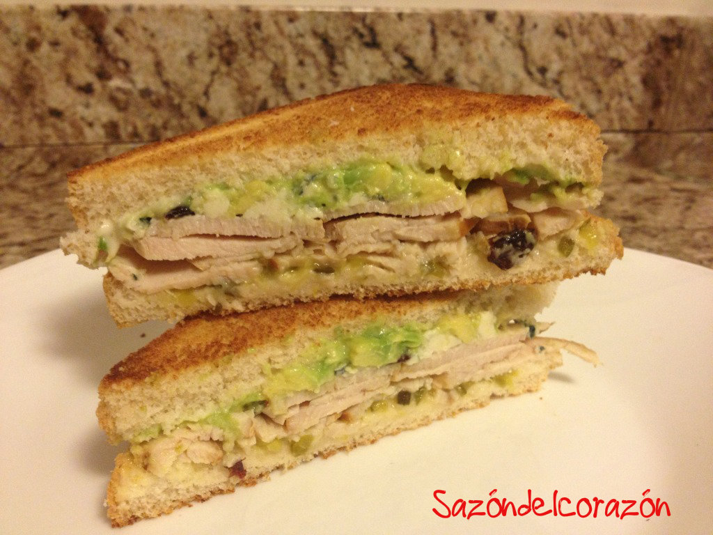 Sazón del corazón: Sandwich de pollo