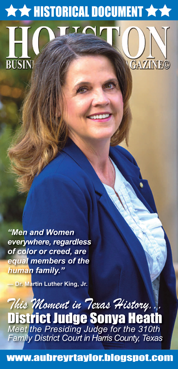 Houston Business Connections Newspaper©: Judge Sonya Heath is featured ...