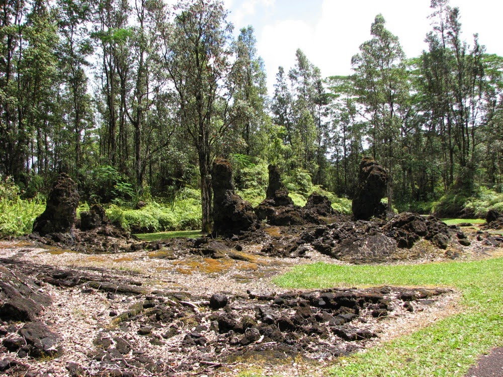The Lava Trees Forest - Geology In